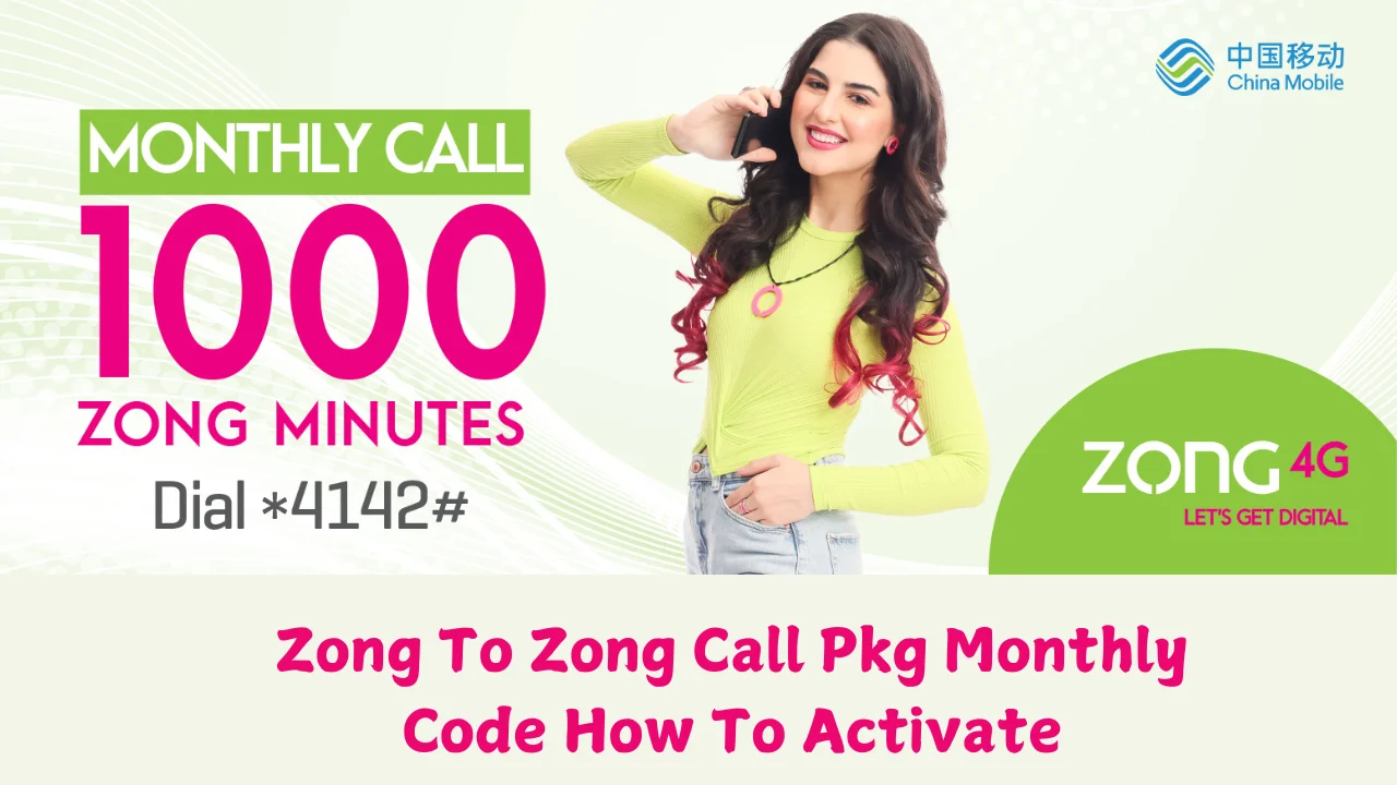 Zong To Zong Call Pkg Monthly Code How To Activate