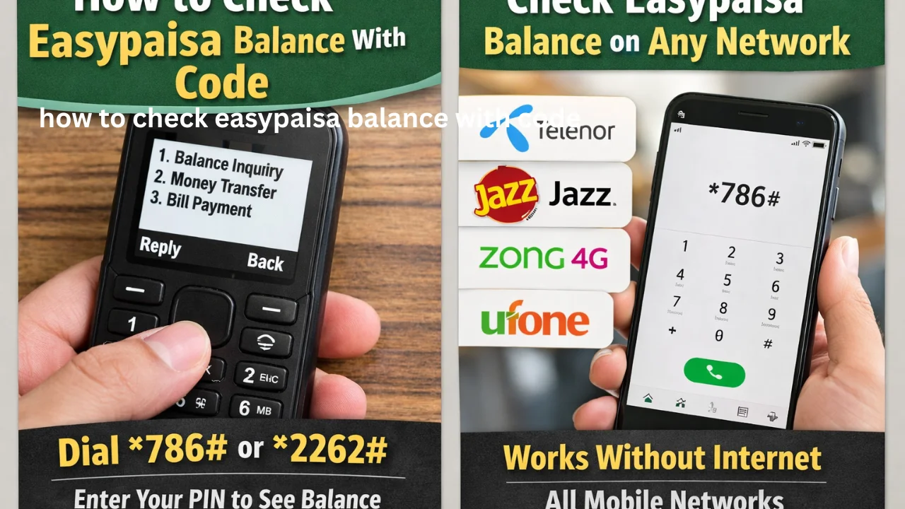 How To Check Easypaisa Balance With Code And Avoid Errors - Packagesly.com